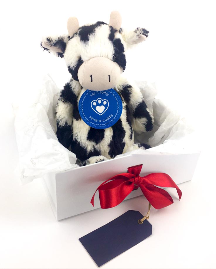 Jellycat Bashful Cow Soft Toy | Send now in a gift box with your message.