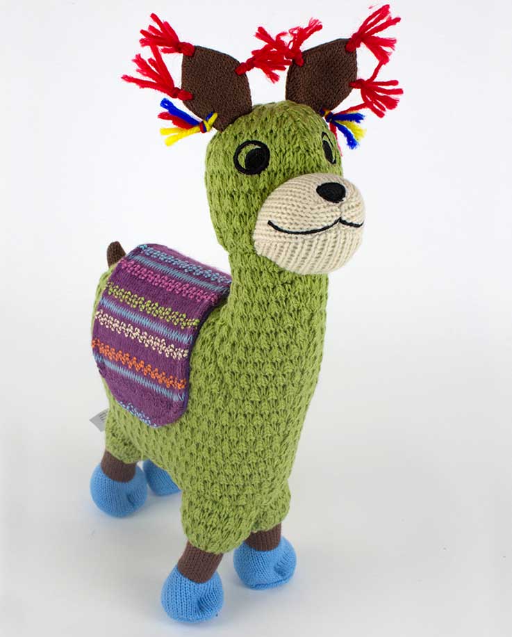 Knitted Llama Gift | Llama Soft Toy Teddy bear | Send a Cuddly