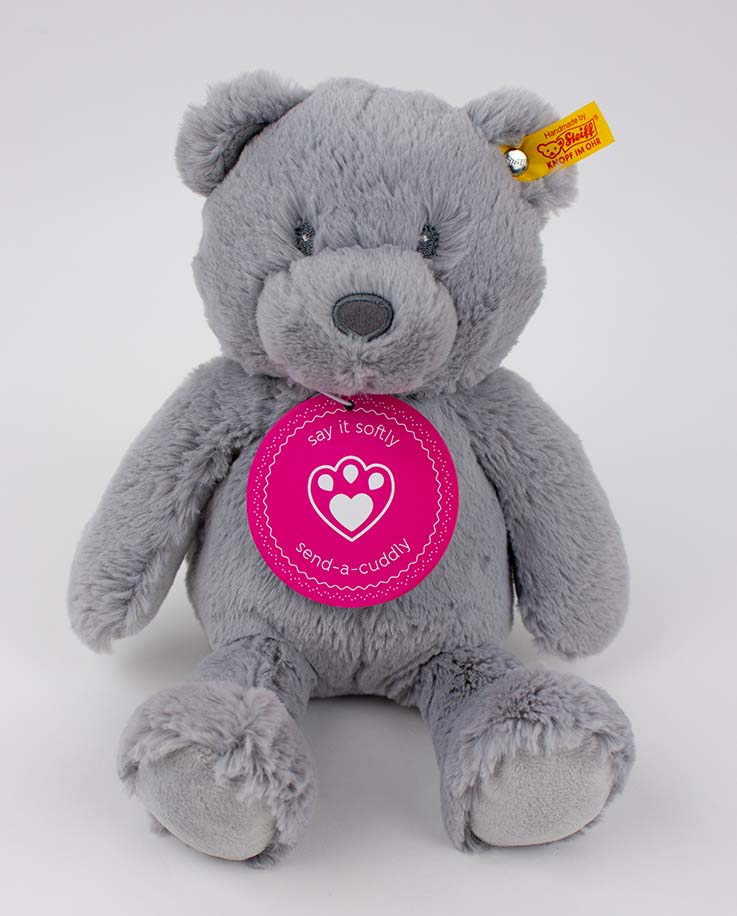 Grey Bearzy Steiff Teddy | Soft Cuddly Friends Bearzy | Send a Cuddly