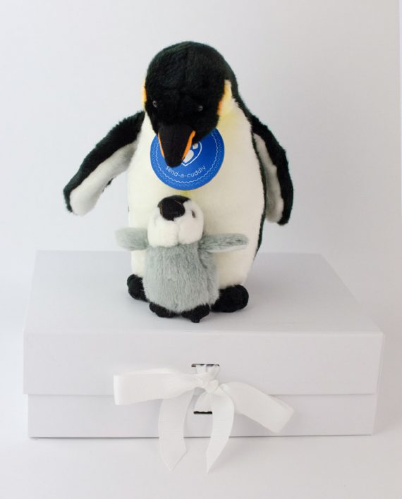 Emperor Penguin With Chick | Soft Toy Gift Delivery | Send a Cuddly