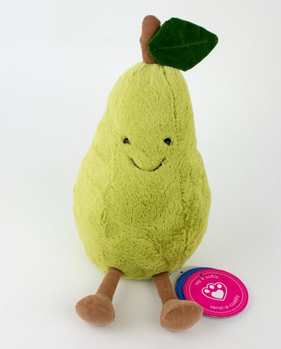 Jellycat Amuseable Pear Soft Toy | Soft Toy Pear sent with your message