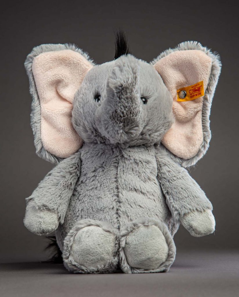 Elephant Gift | Steiff Elephant in a Gift Box with Ribbon | Send a Cuddly