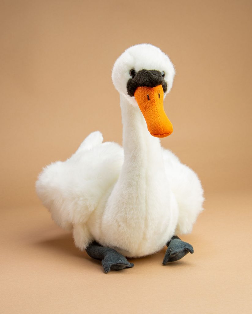 Swan Soft Toy |Swan Present |Gift box & message.Send a Cuddly