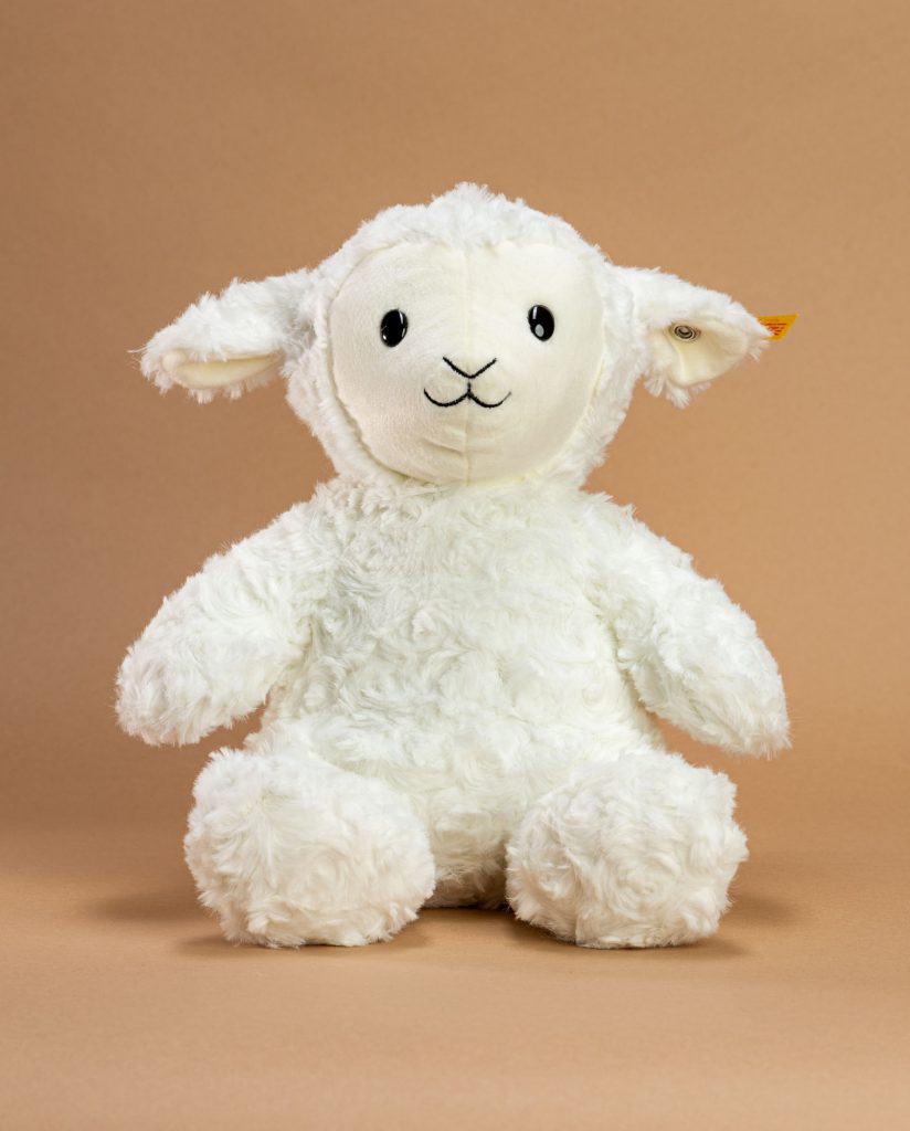 Send a Steiff Lamb Gift | Sweet Fuzzy Lamb soft toy | Easter Cuddly Lamb