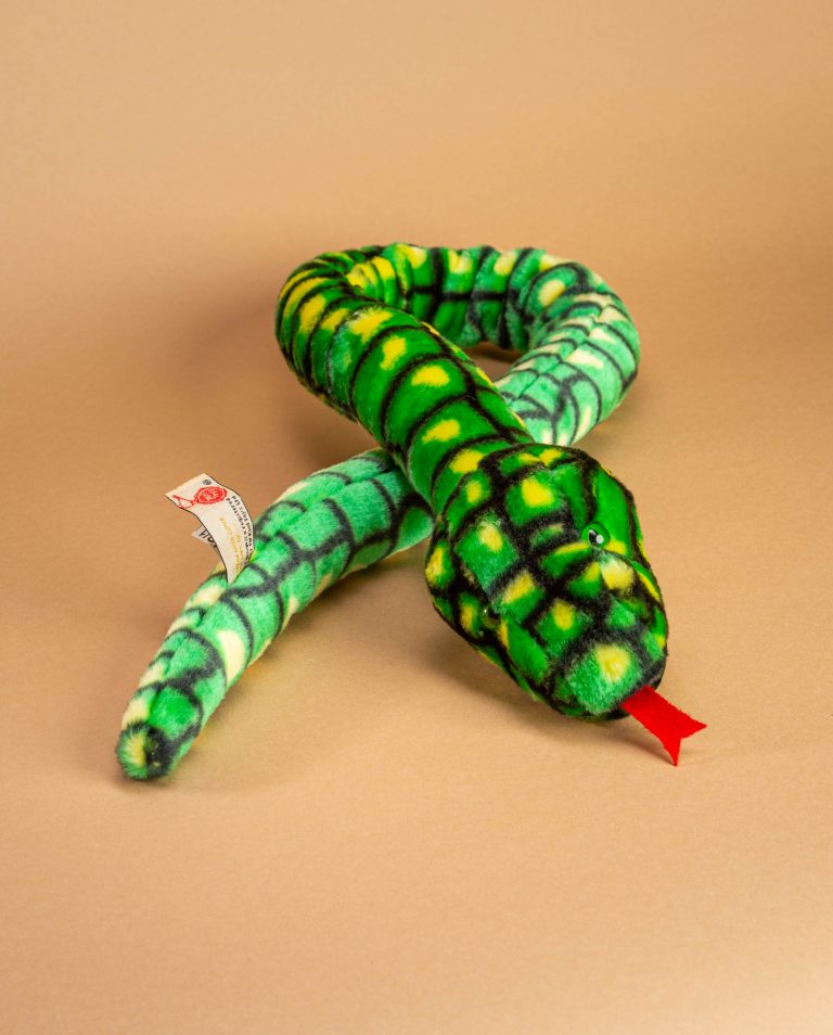 Snazzy Green and Yellow Snake Soft Toy | Snake Gift Idea