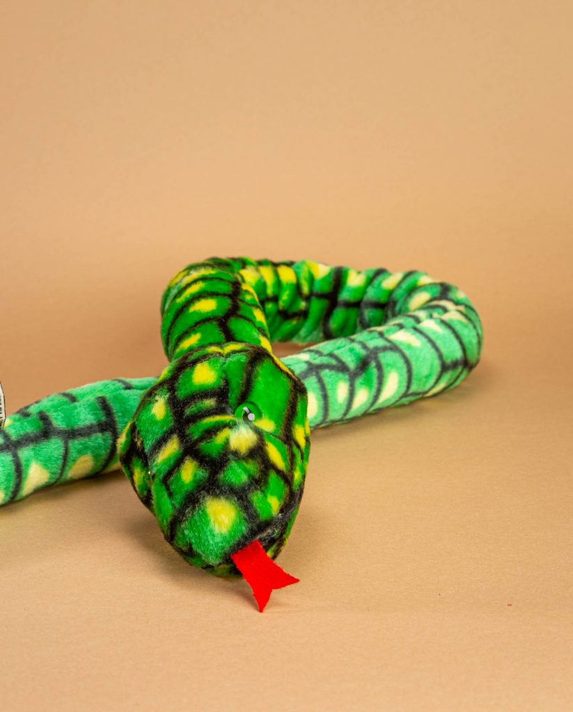 Snazzy Green and Yellow Snake Soft Toy | Snake Gift Idea