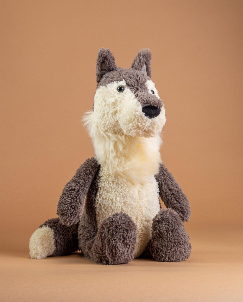 Jellycat Woodruff Wolf Soft Toy | Wolf Cuddly Toy Gift from Send a Cuddly