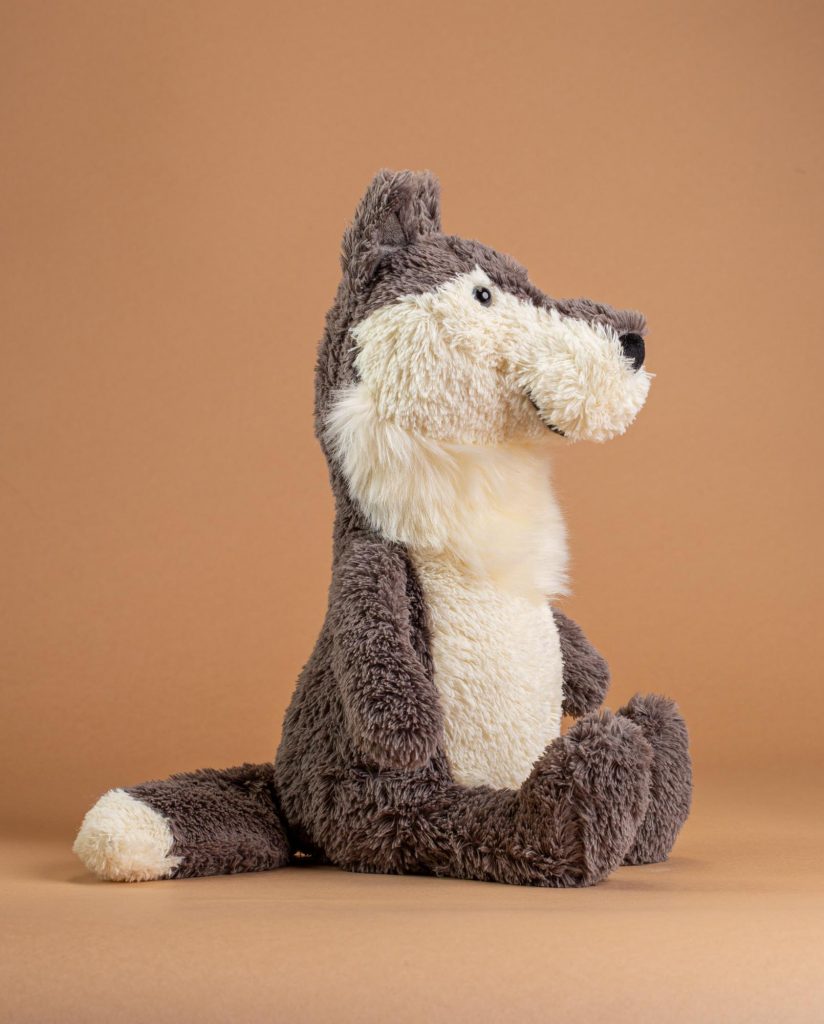 Jellycat Woodruff Wolf Soft Toy | Wolf Cuddly Toy Gift from Send a Cuddly