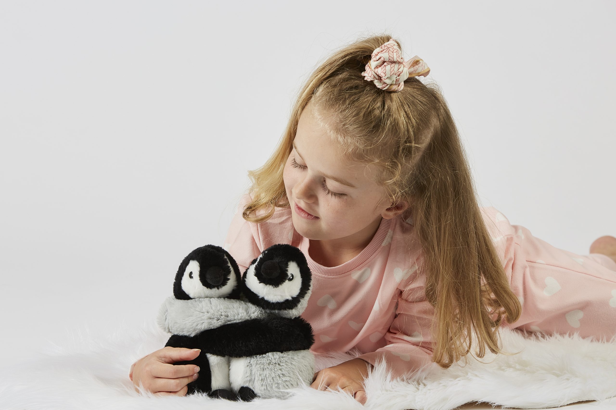 Heatable Lavender Hugging Penguins | Get Well Soon Gift | Send a Cuddly