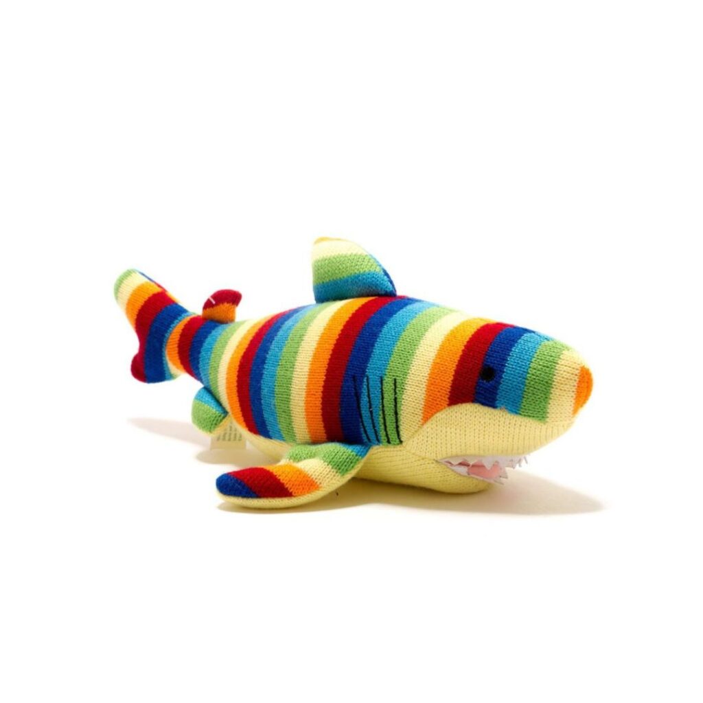 Knitted Shark Soft Toy Gift | Send Knitted Shark Cuddly Toy