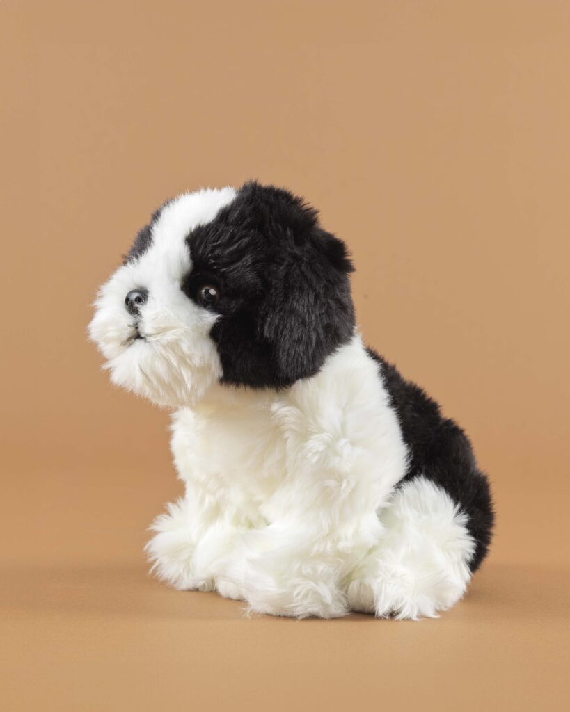 Black and White Shih Tzu Soft Toy | Dog Gift | Send a Cuddly