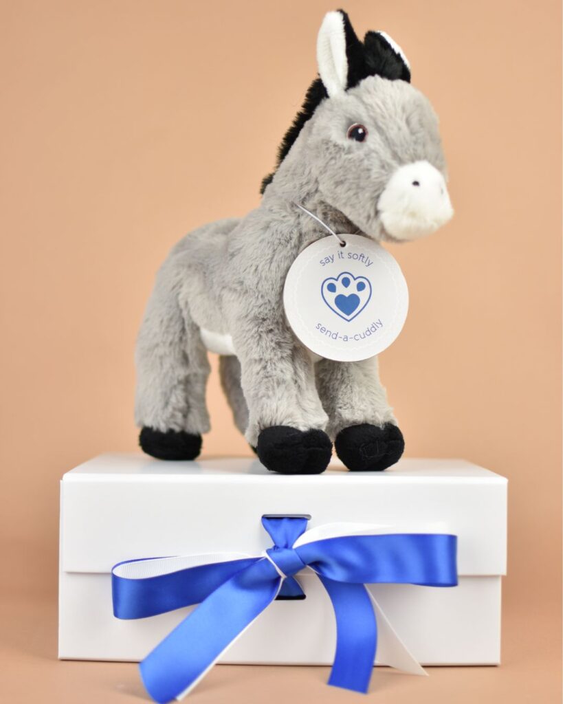 Cuddly Donkey Soft Toy | A Perfect Present for donkey lovers.